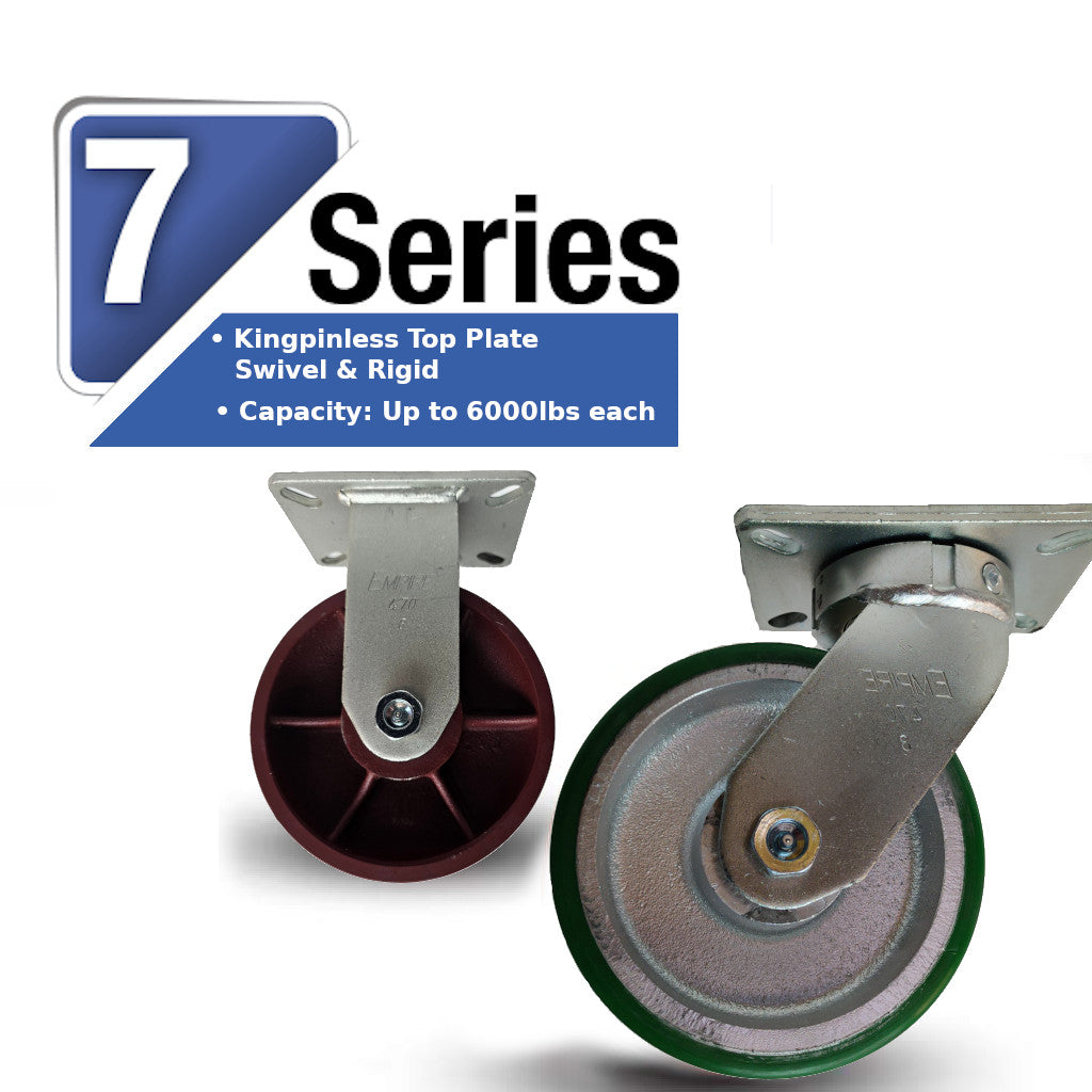 7 Series - Up to 6000lb Capacity – Casters of Oklahoma, Inc.